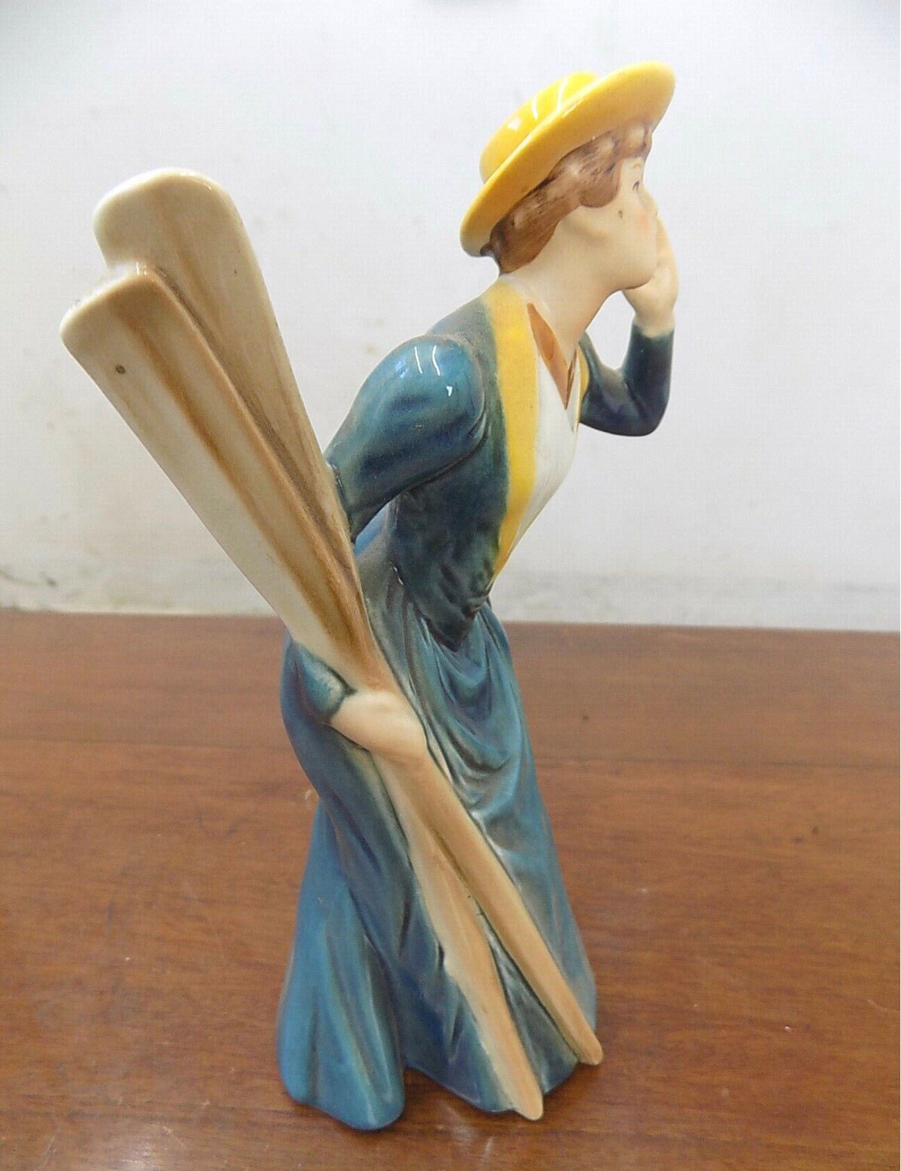 1900,female,ceramic,victorian,female,figurine,goebel,river Outing,1889 ...