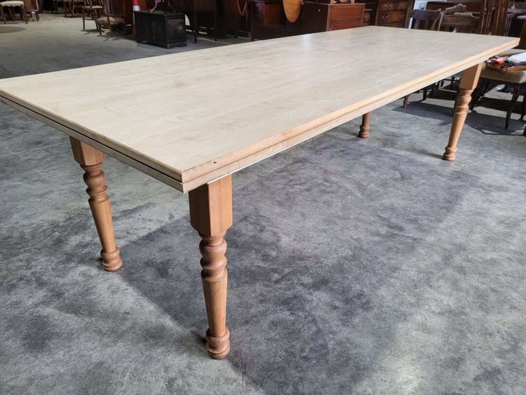 Two Beech Finish Large 10 Seat Dining Tables 20 Seat Dining - Etsy UK