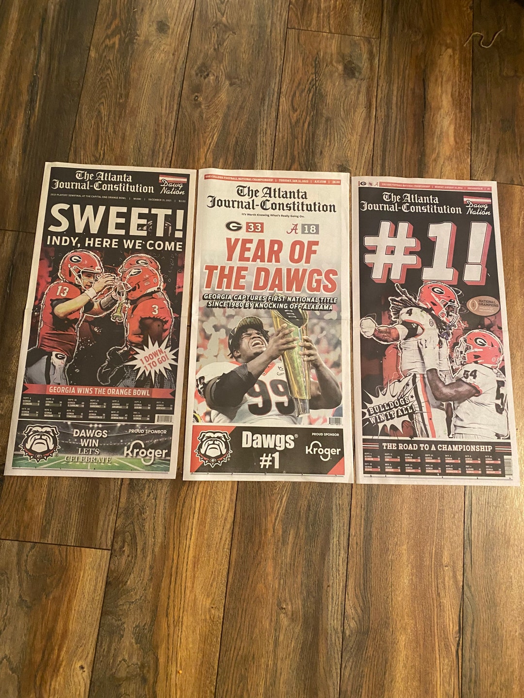 Georgia Bulldogs Football National Champions and SEC Champs Limited ...
