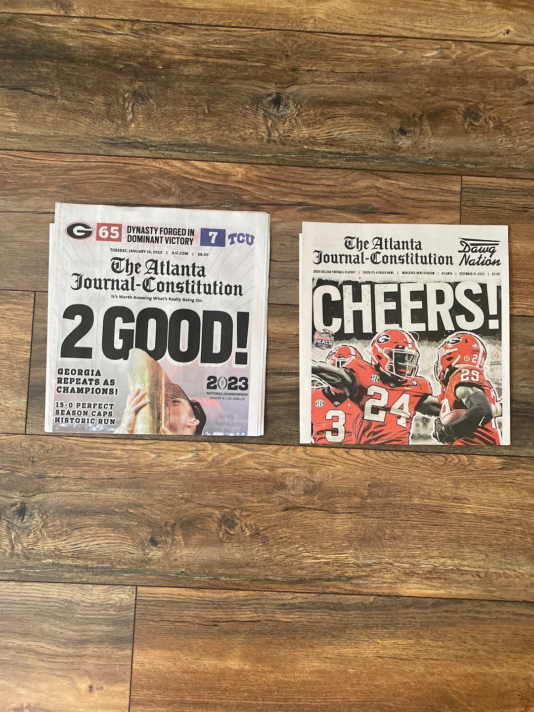 Georgia Bulldogs Football National Champions 2022-2023 Season AJC ...