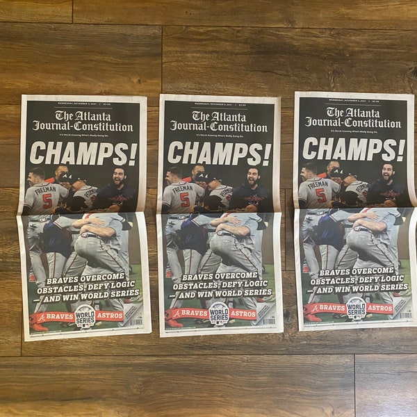 Braves World Series Champions Png - Etsy