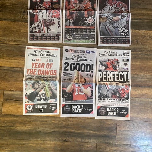 Georgia Bulldogs Football 2021-2022 and 2022-2023 National - Etsy