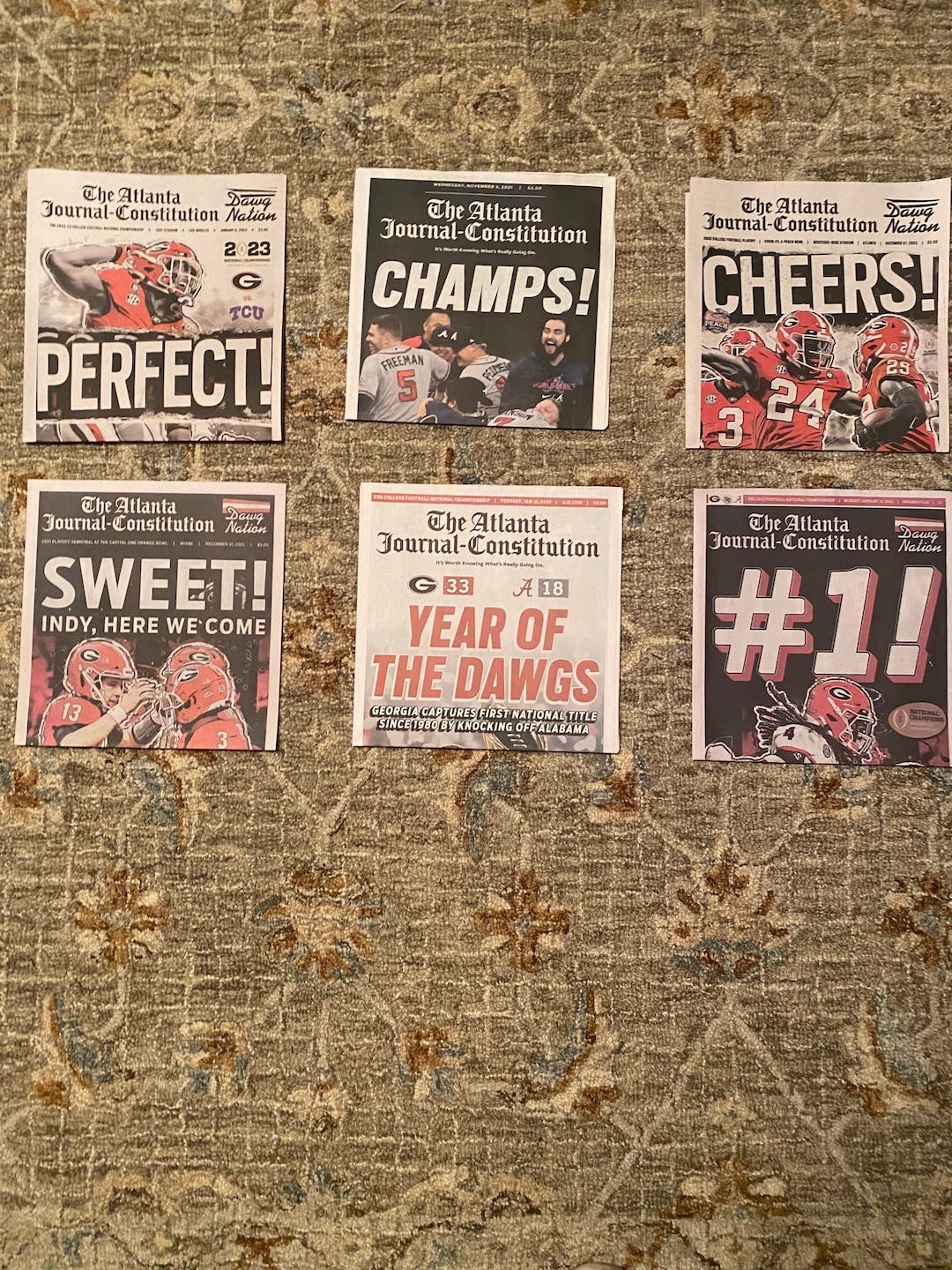 Georgia Bulldogs Football National Champions 2022-2023 and Atlanta ...