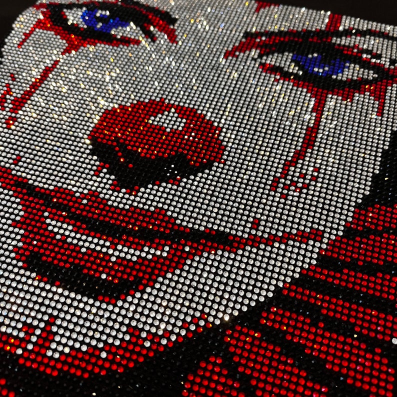 Clown Design Iron on Transfer, Custom Clothing Motif , Bling Design ...