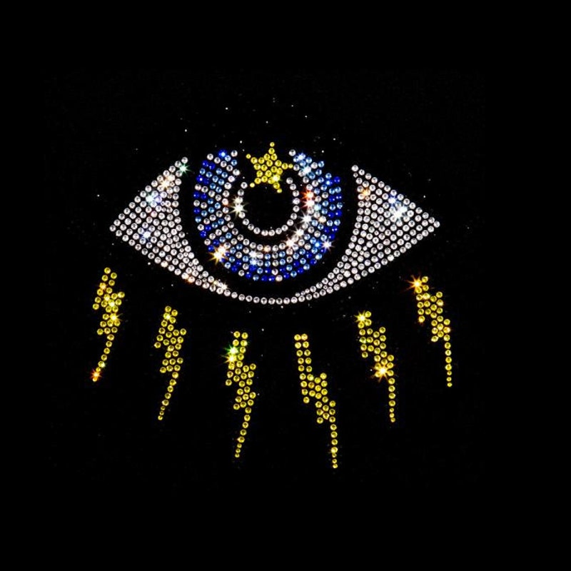 Rhinestone Transfer - Etsy