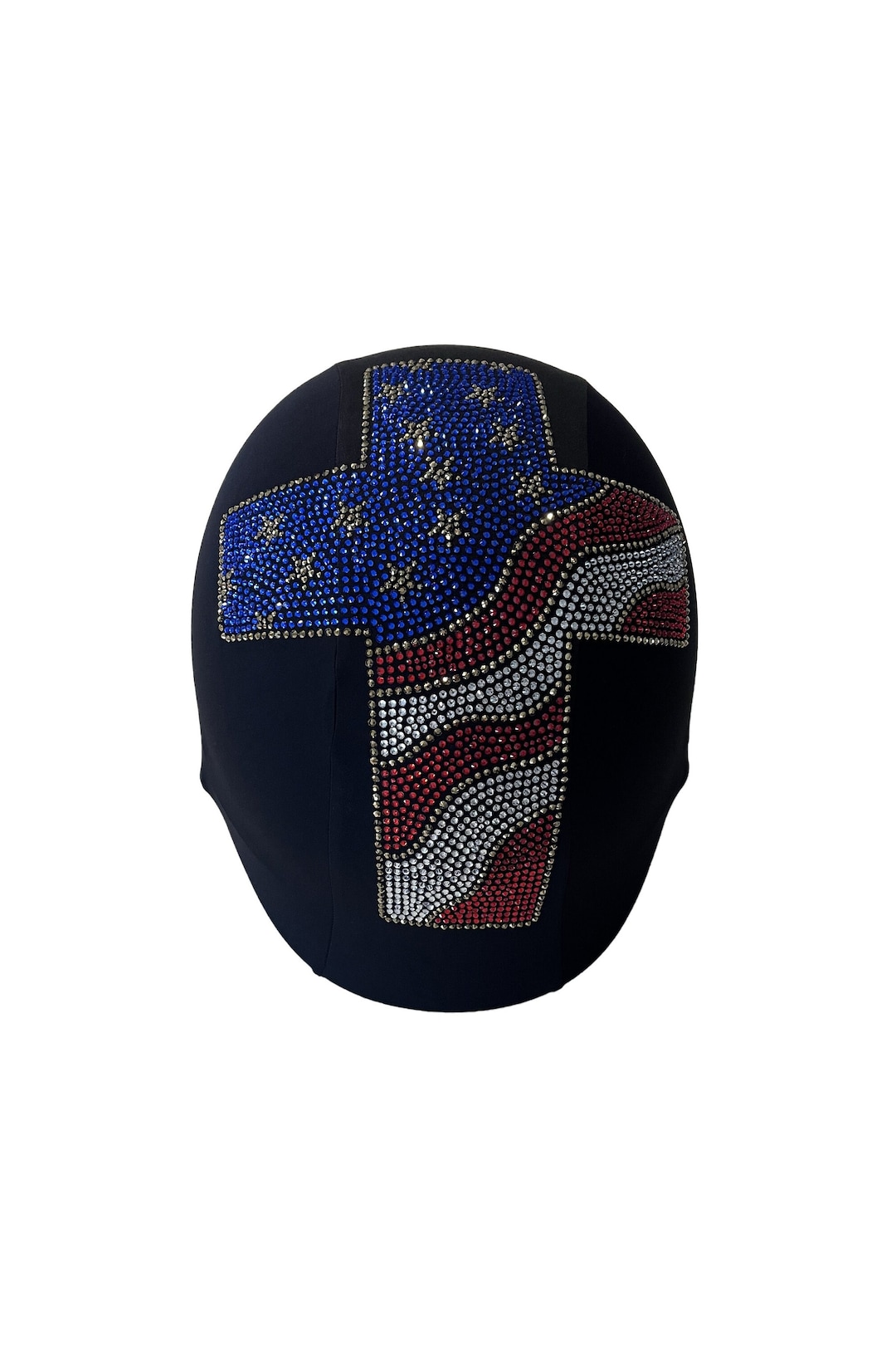 Rhinestone American Flag Cross Helmet Cover, Cover for Helmets - Etsy