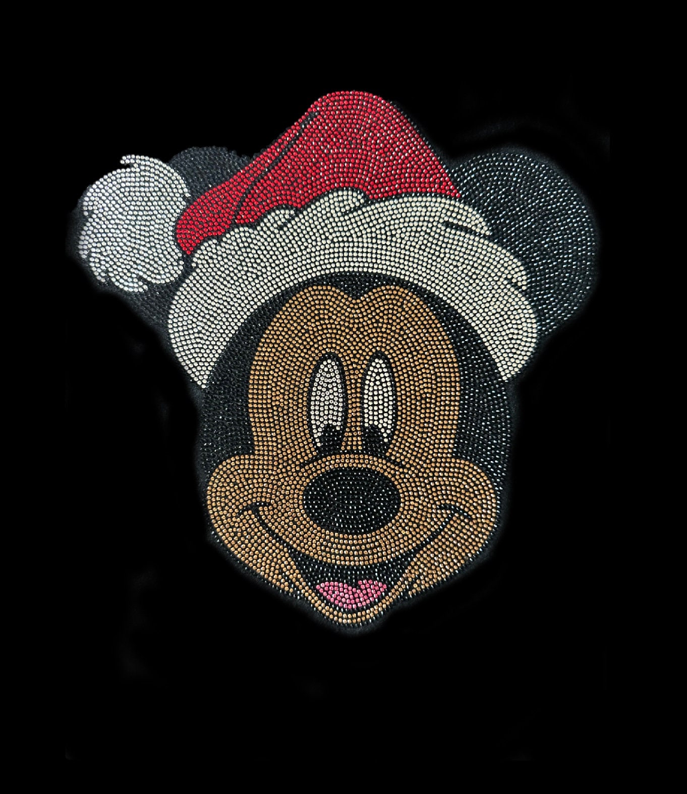 Cartoon Rhinestone Iron on Transfers Bling Hot Fix Crystal Patch ...