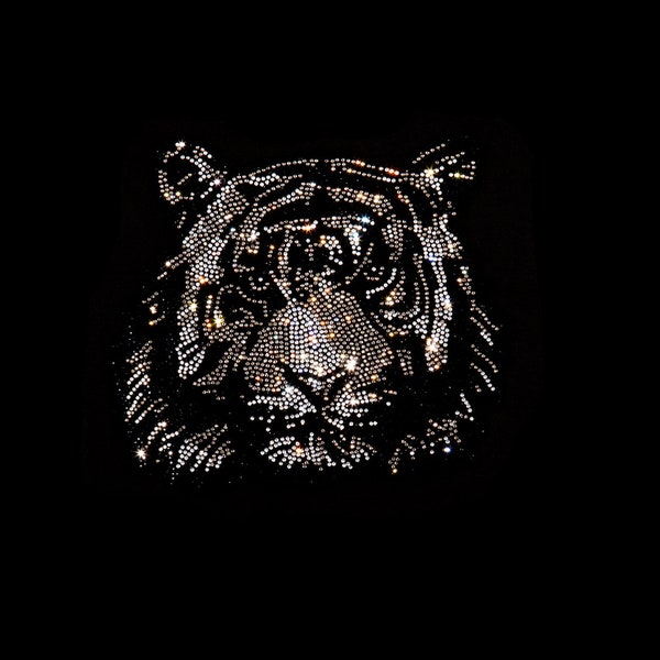 Rhinestone Tiger - Etsy