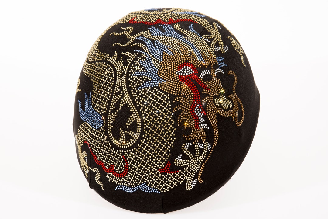 Dragon Motif Bling Custom Helmet Cover ,crystal Dragon Hemet Cover ...