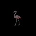 Rhinestone Flamingo Patch, Iron on Heat Transfer (4x2) - Etsy