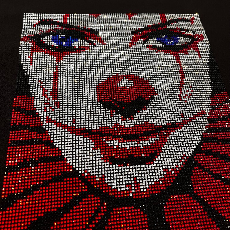 Clown Design Iron on Transfer, Custom Clothing Motif , Bling Design ...