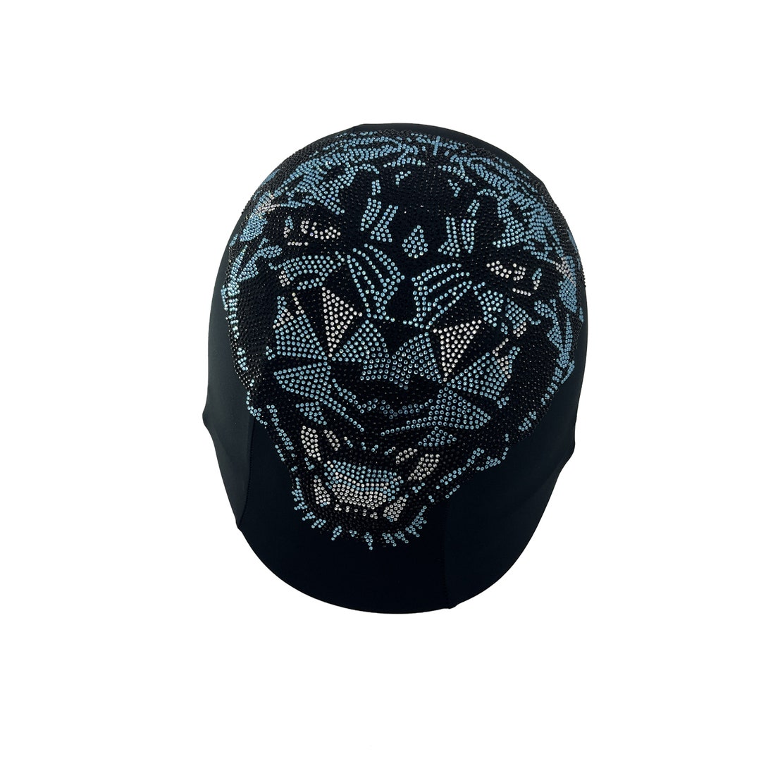 Blue Tiger Helmet Cover , Rhinestone Helmet Covers , Helmet Cover for ...