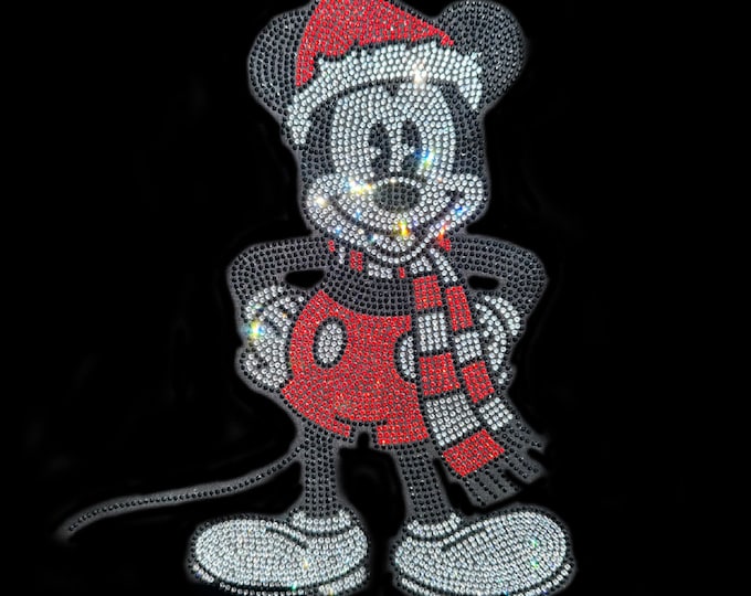 Cartoon Rhinestone Patches Iron on Transfers for Shirts , Rhinestone ...