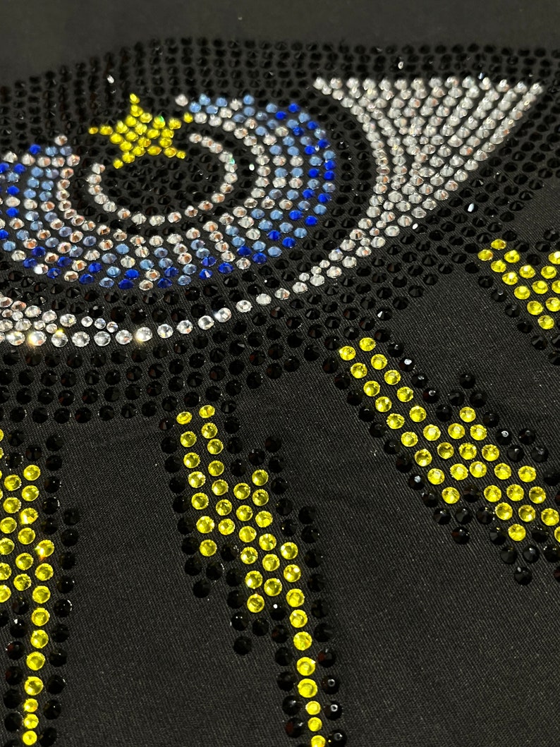 Evil Eye Rhinestone Transfer Hot Fix Crystals Iron on - Etsy