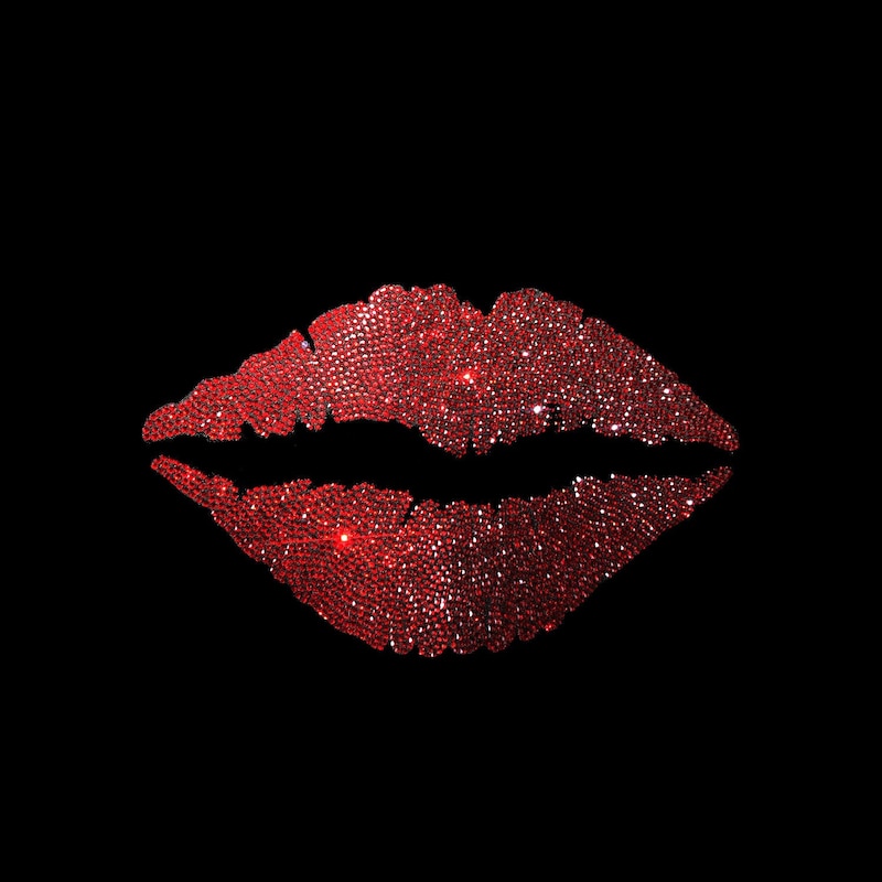 Rhinestone Lips - Etsy