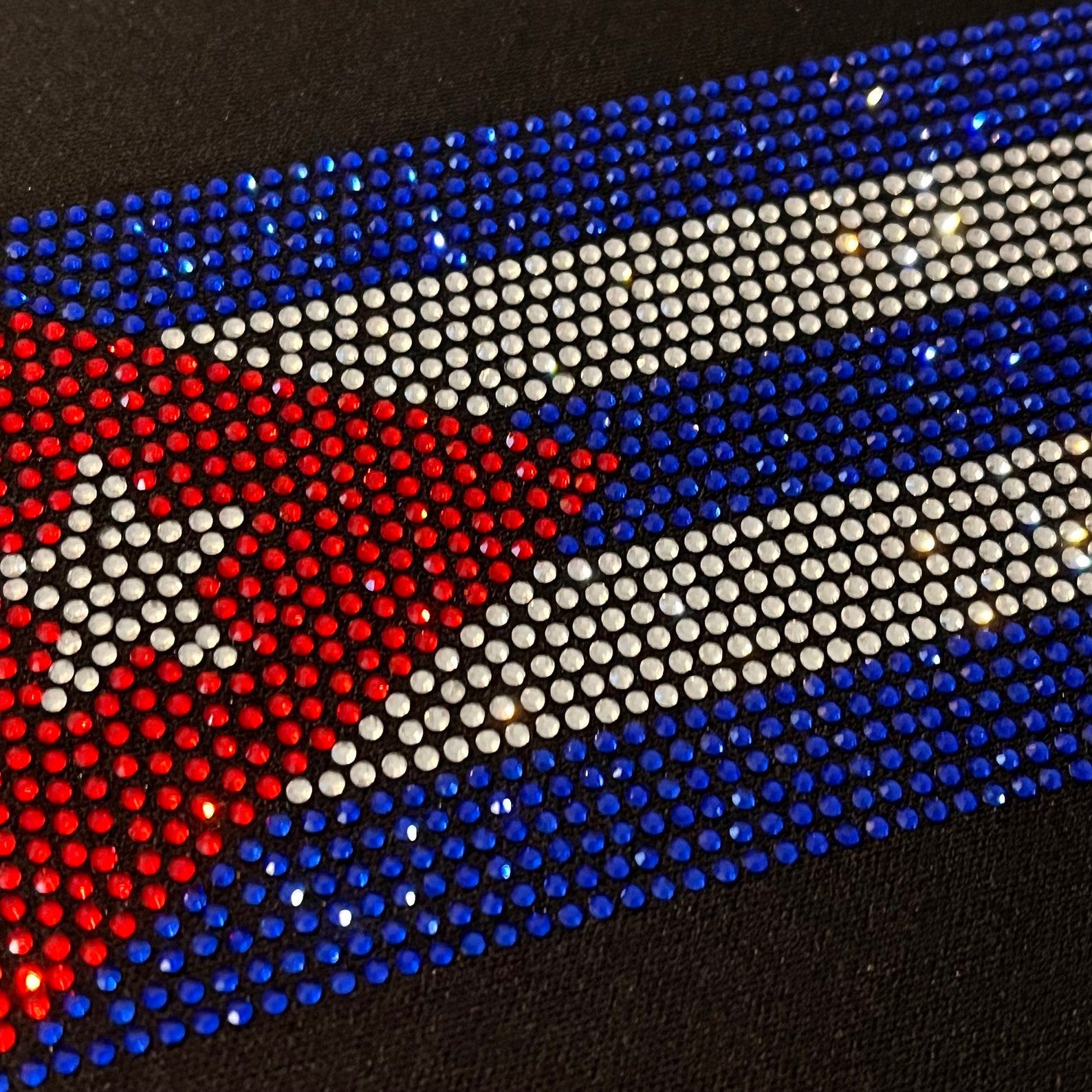 Cuban Flag Rhinestone Iron-on Patch (4x6”) - Etsy