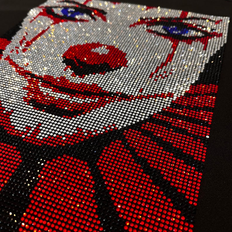 Clown Design Iron on Transfer, Custom Clothing Motif , Bling Design ...