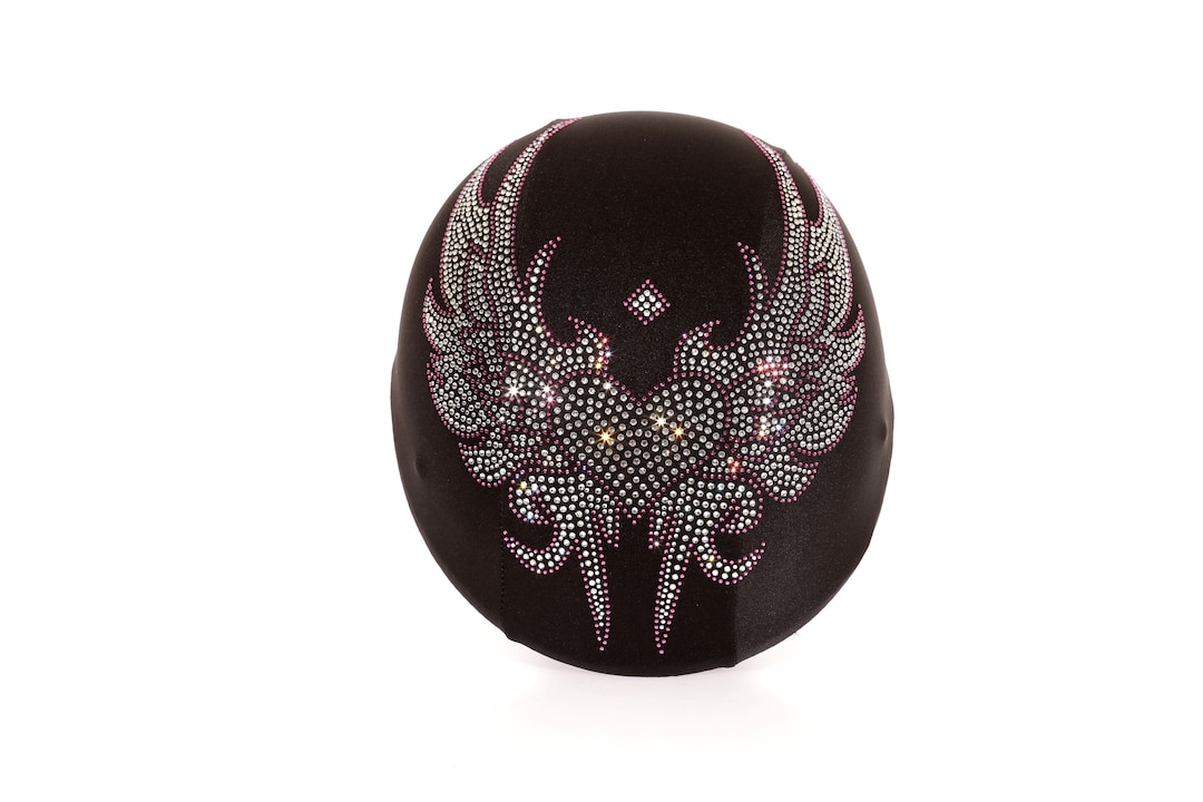 Bedazzled Helmet Cover , Embellishment Helmet Cover , Sparkling Helmet ...