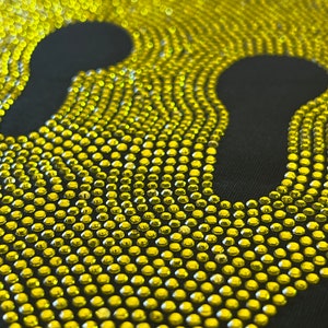 Smiley Face Iron on Design, Heat Transfer Rhinestone Applique , Bling ...