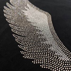 Rhinestone Eagle Heat Transfer Design, Bling Crystal Eagles Motif ...