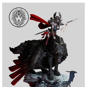 Nordic Valkyrie Statue Model Kit by Creative Geek MB - Etsy