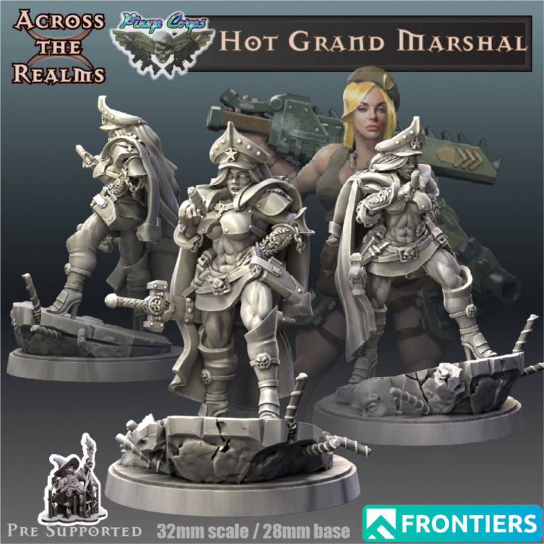 Hot Grand Marshal by Across the Realms Miniatures - Etsy