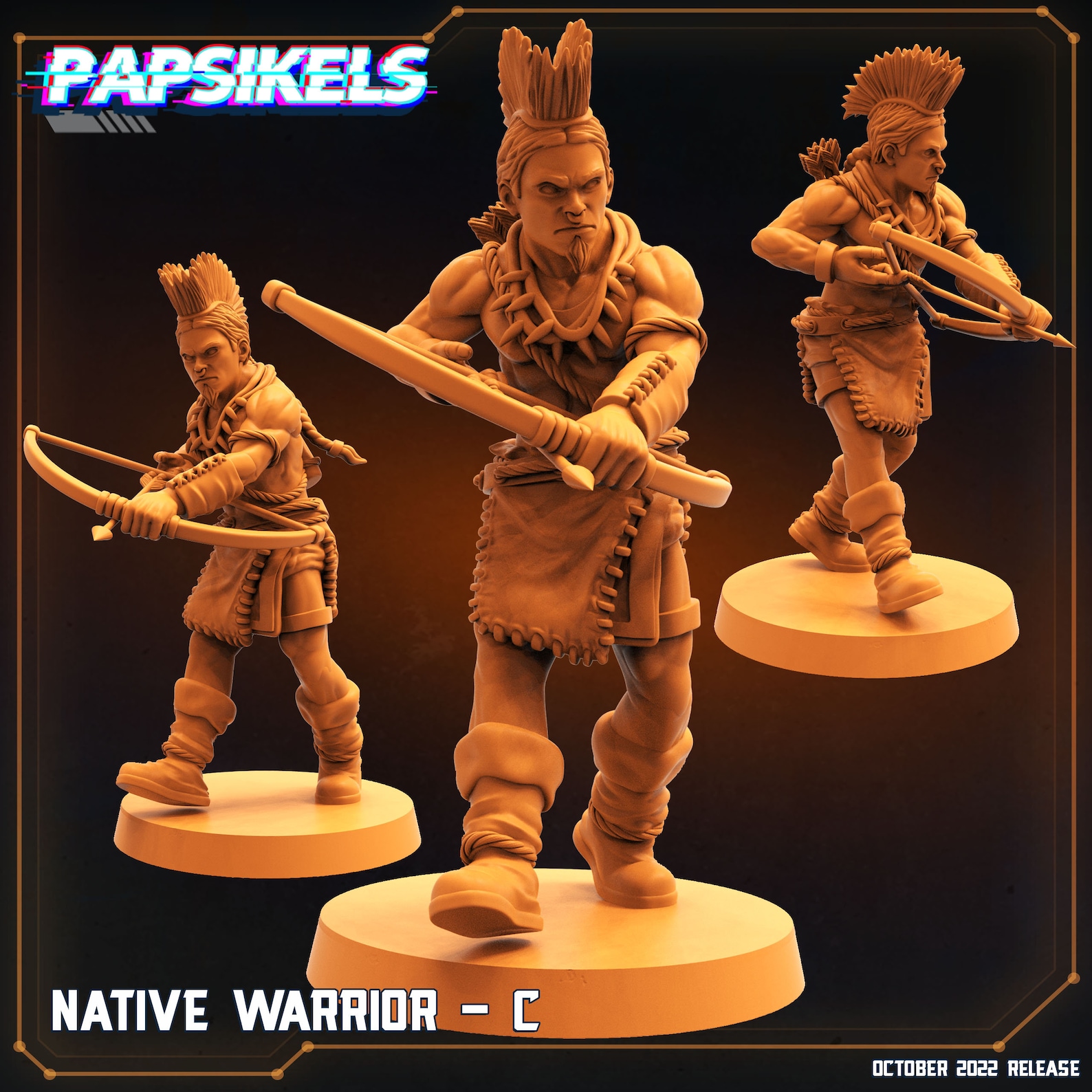 Native Warriors by Papsikels Miniatures - Etsy