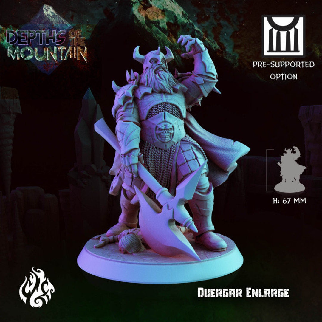Enlarged Duergar Warrior by Crippled God Foundry From "depths of the ...