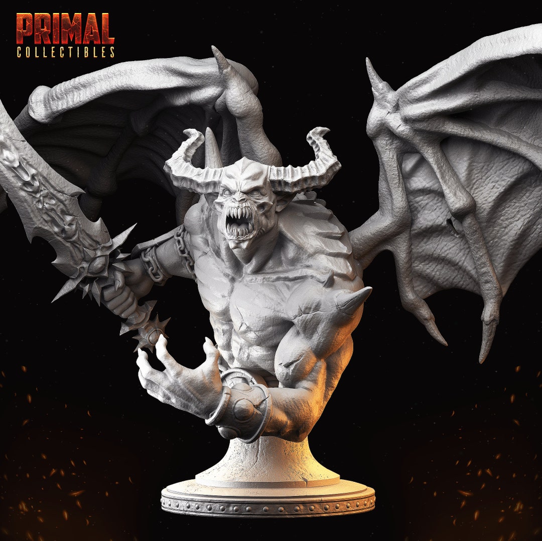 Gargoyle Bust by Primal Collectibles Miniatures Heroquest - Etsy