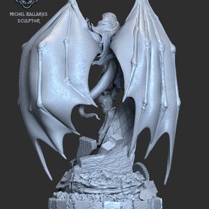 Gargoyle Leader Statue Model Kit by Creative Geek MB - Etsy