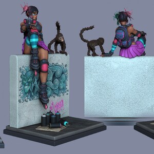 Chayo and Nacho From "girls, Sun and Fun" by Ronin Arts Workshop Miniatures - Etsy