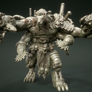 Rat Seer and Rat Ogre by 3dartguy Miniatures - Etsy