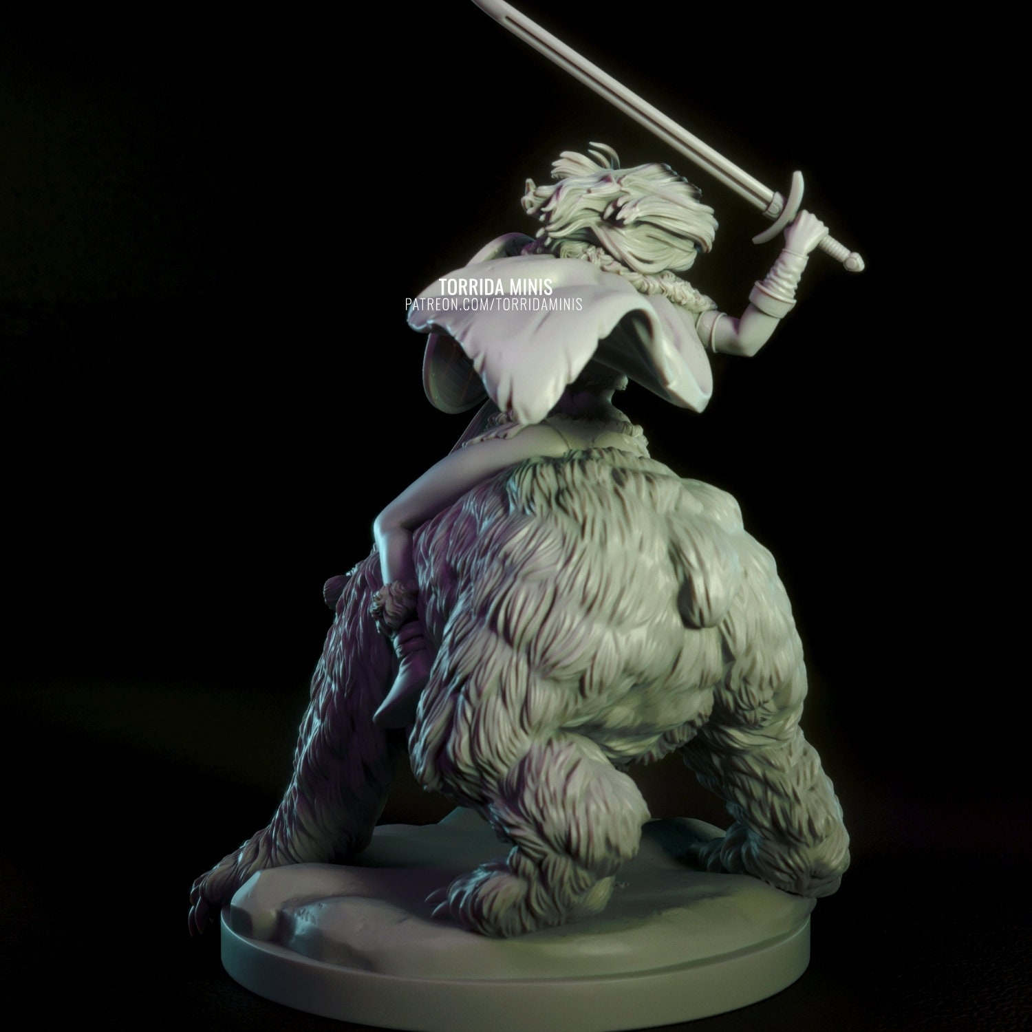 Hilde Barbarian Warrior Statue Model Kit by Torrida Minis - Etsy