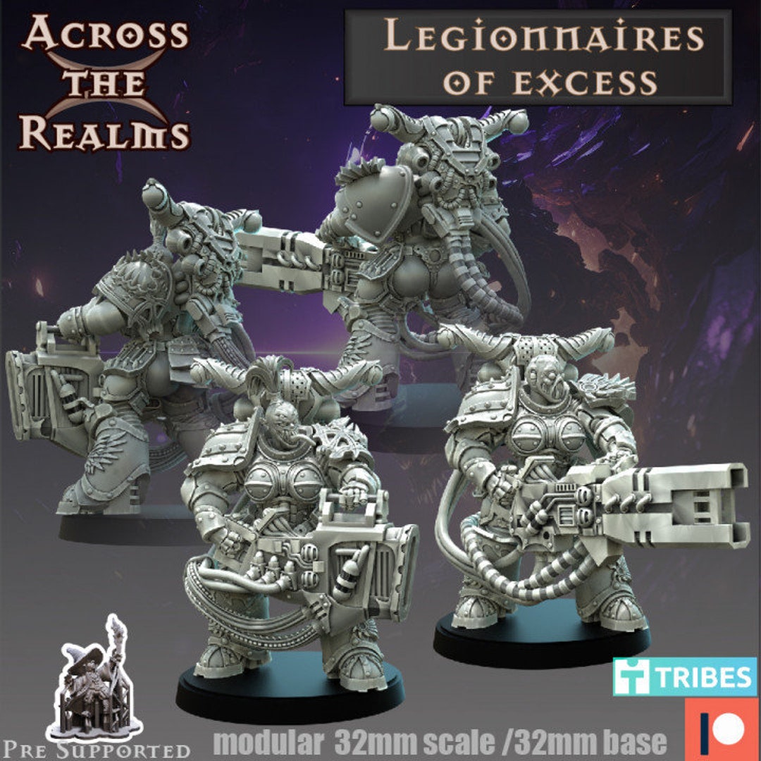 Legionaries of Excess by Across the Realms Miniatures - Etsy