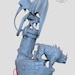 Red Gargoyle Statue Model Kit by Creative Geek MB - Etsy