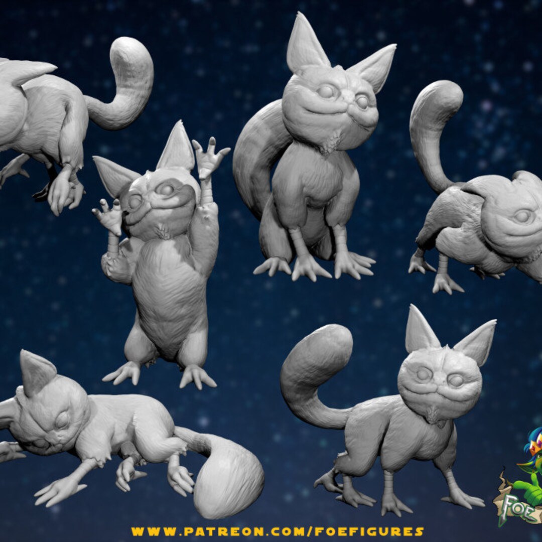 Locats Scifi Creatures by Foe Figures Miniatures - Etsy