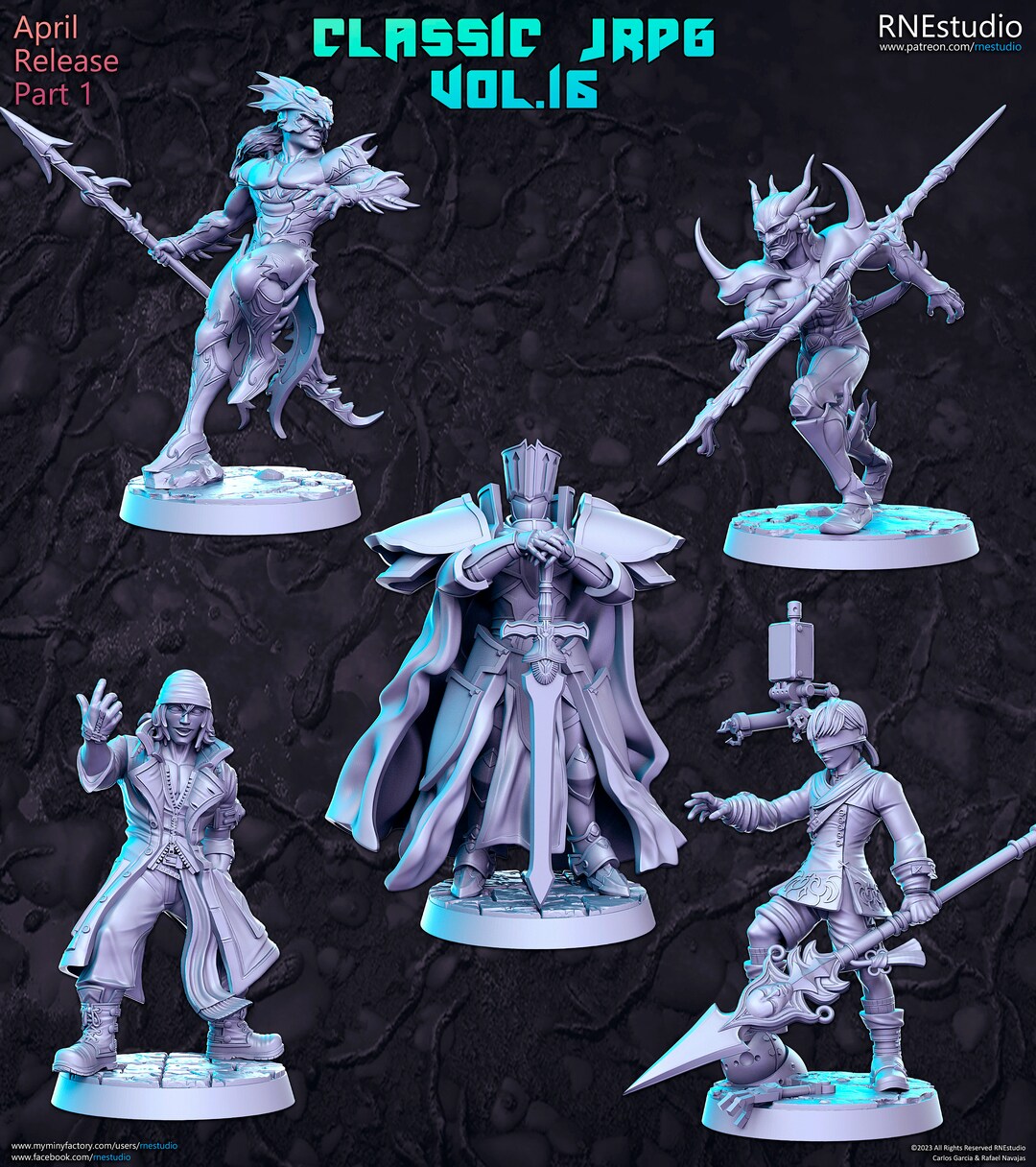 Classic JRPG Vol. 16 by RN Estudio Miniatures - Etsy
