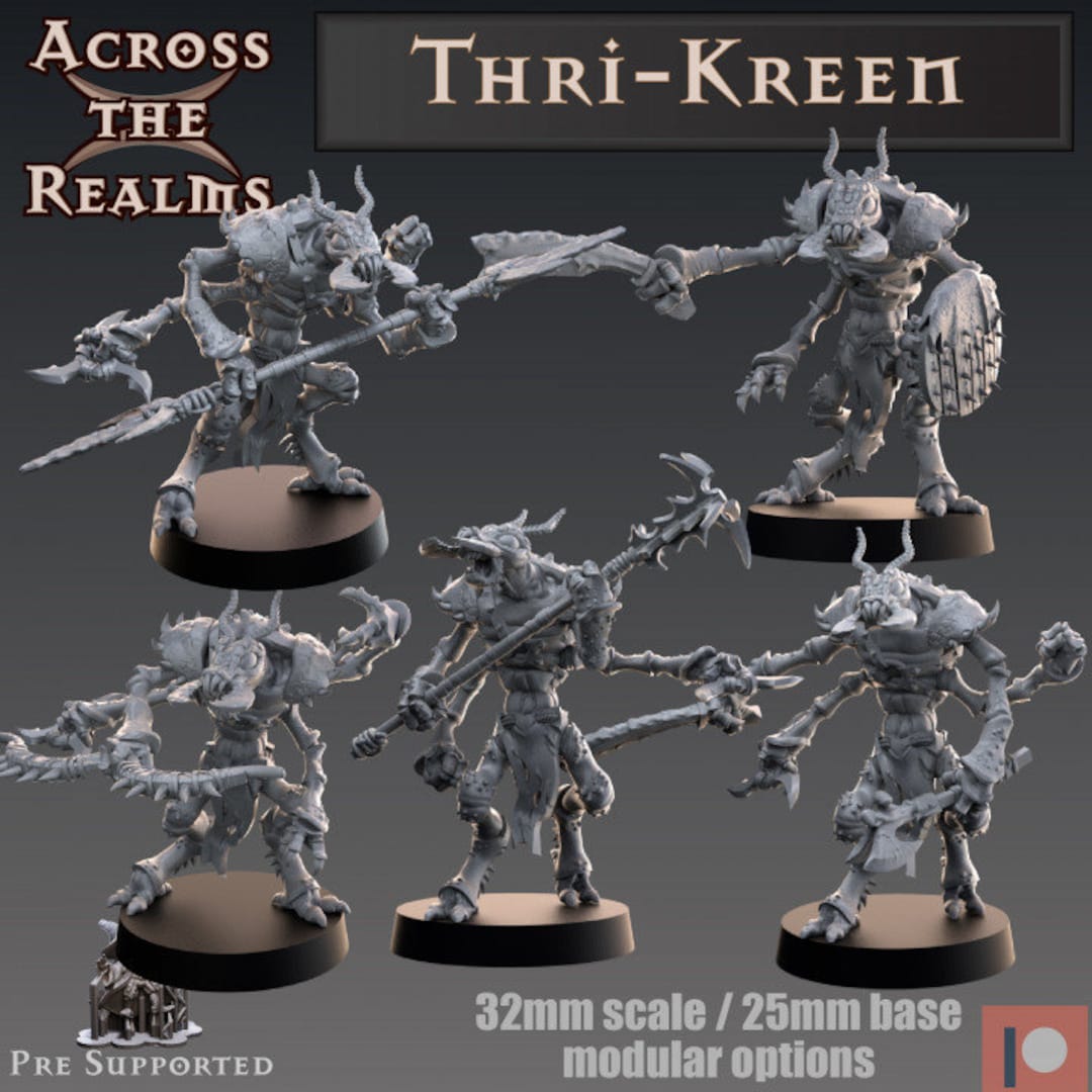 Thri Kreen From Dunes of the Dark Star by Across the Realms Miniatures ...