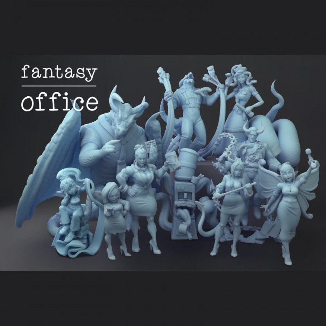 Fantasy Office by Twin Goddess Miniautres - Etsy