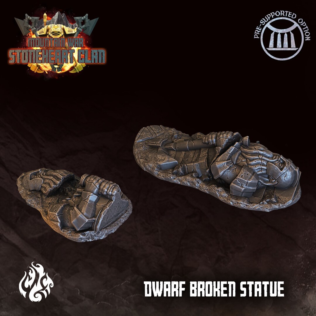 Dwarven Broken Statues From "stoneheart Clan" by Crippled God Foundry ...