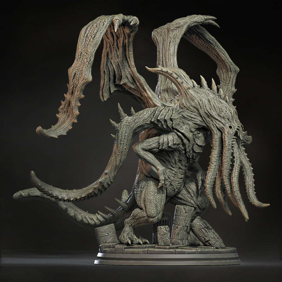 Cthulhu Awakened by Evox Arts Miniatures - Etsy