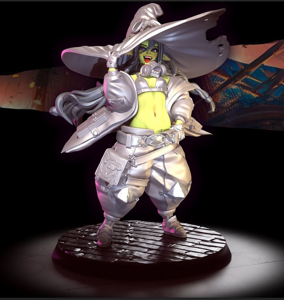 Nimue Goblin Witch by Gaz Pin up Miniatures - Etsy