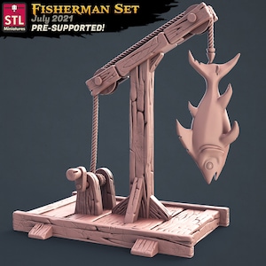 Fishermen Set by STL Miniatures - Etsy