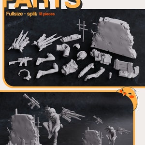 Valrie Cyberpunk Angel Statue Model Kit by Nomnom Figures - Etsy