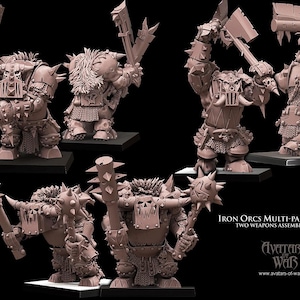 Iron Orcs Multipart Unit by Avatars of War Miniatures - Etsy