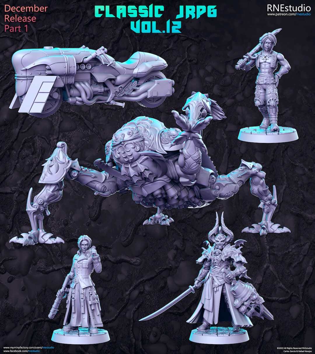 Classic JRPG Vol. 12 by RN Estudio Miniatures - Etsy