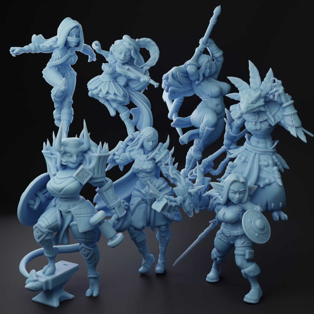 More Oaken Hollow Heroes Vol. 2 by Twin Goddess Miniatures - Etsy