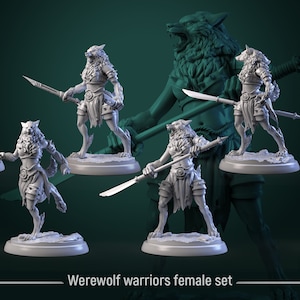 Female Werewolf Warriors From Werewolf Madness" by White Werewolf ...