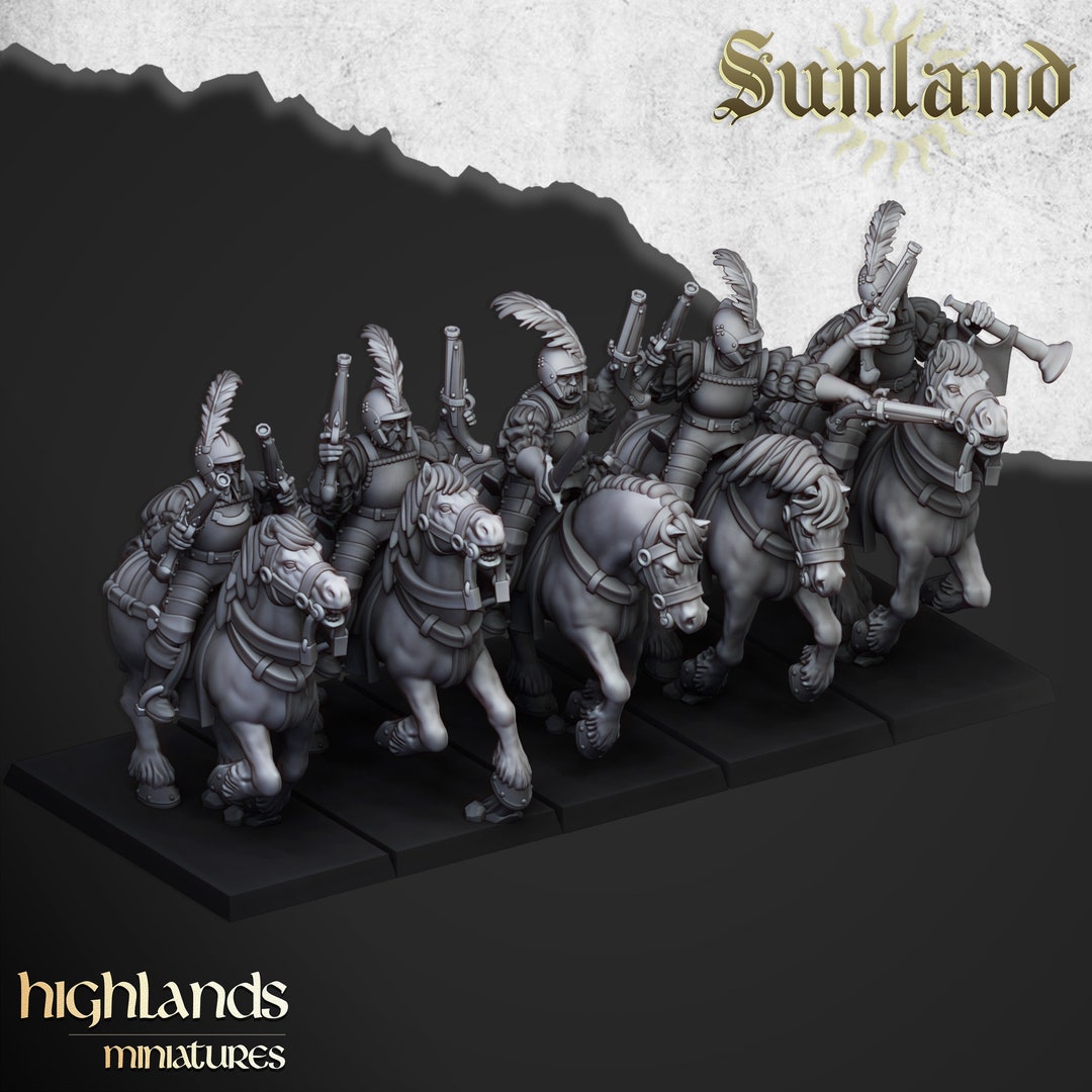 Pistoleers / Outriders Unit of Sunland by Highland Miniatures - Etsy