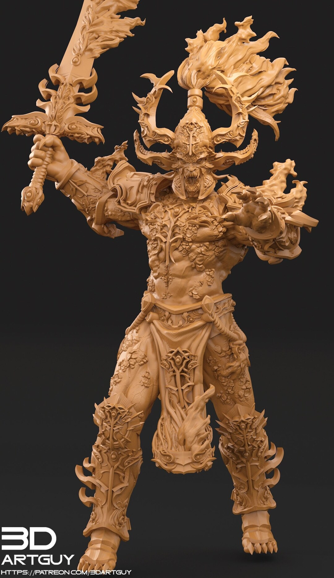 Alien Angry Torch Avatar by 3dartguy Miniatures - Etsy Ireland